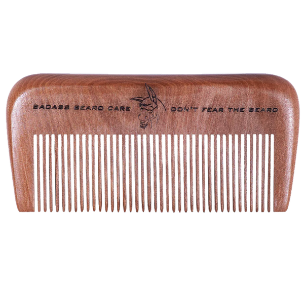 Badass Wood Beard Comb